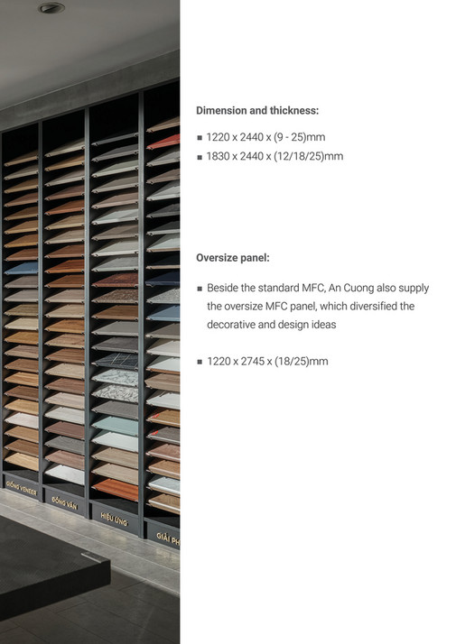 INNOVATIVE MFC & MDF MELAMINE PANELS - Trang 8-9