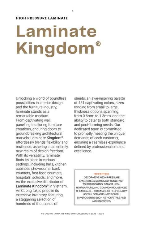 AnCuong - LAMINATE KINGDOM - HIGH PRESSURE LAMINATE - Trang 6–7