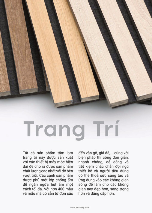 AnCuong - DECORATIVE WALL PANELS - Trang 6-7