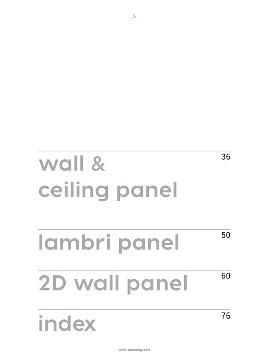 AnCuong - DECORATIVE WALL PANELS - Trang 4-5