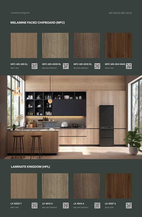 ARTWOOD LAMINATE & MFC SAME COLOR - Trang 18–19